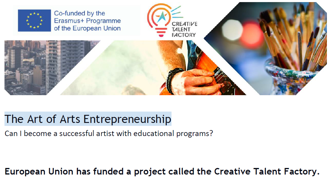 The second Newsletter of CTF is out – Creative Talent Factory